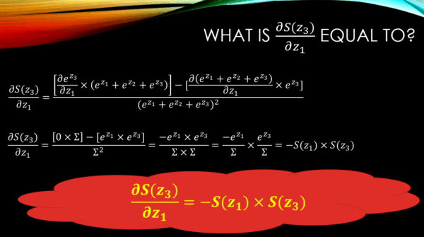 The Derivative of Softmax(z) Function w.r.t z – MLDawn Academy