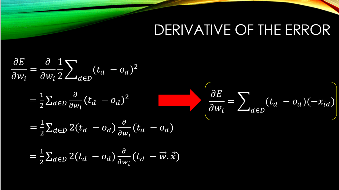 Deriving the Gradient Descent Rule (PART-2) – MLDawn Academy