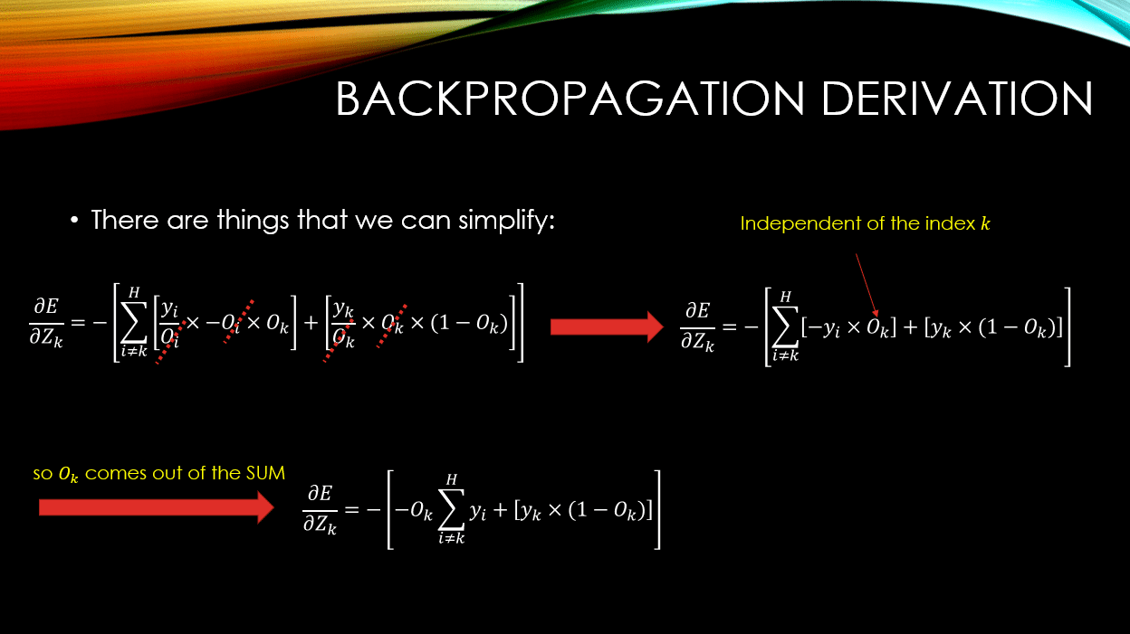 Back-propagation with Cross-Entropy and Softmax – MLDawn Academy