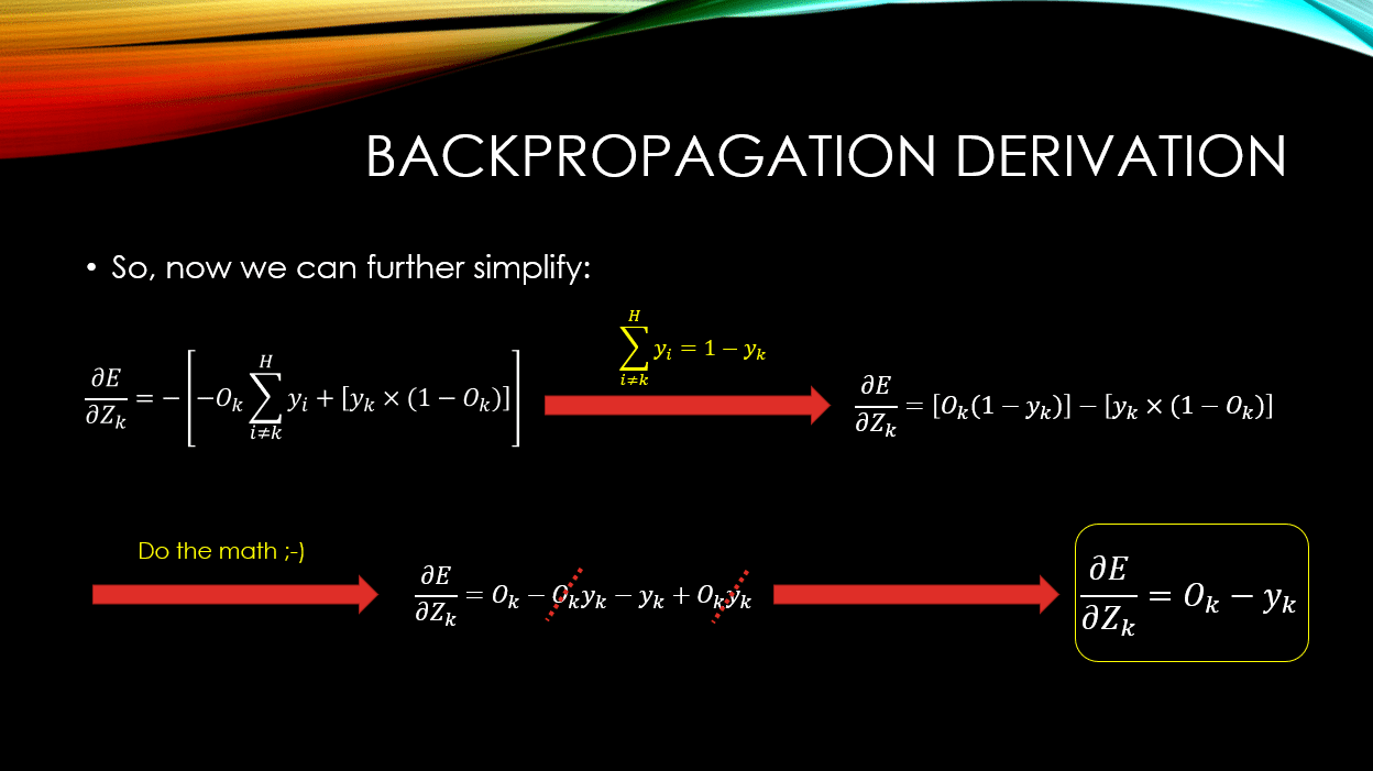 Back-propagation with Cross-Entropy and Softmax – MLDawn Academy